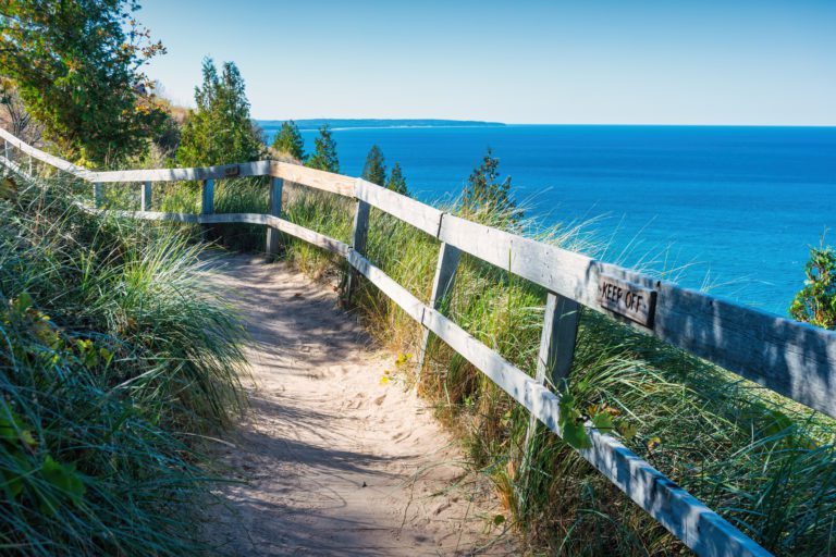 Empire Bluff Trail - MI Pinky
